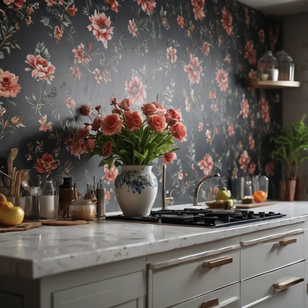 Elevate Your Kitchen with Elegant Wallpaper Choices