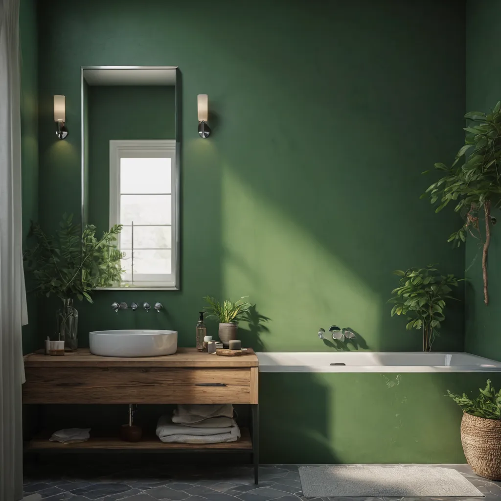 Exploring Green Bathroom Paint Colors for Serenity