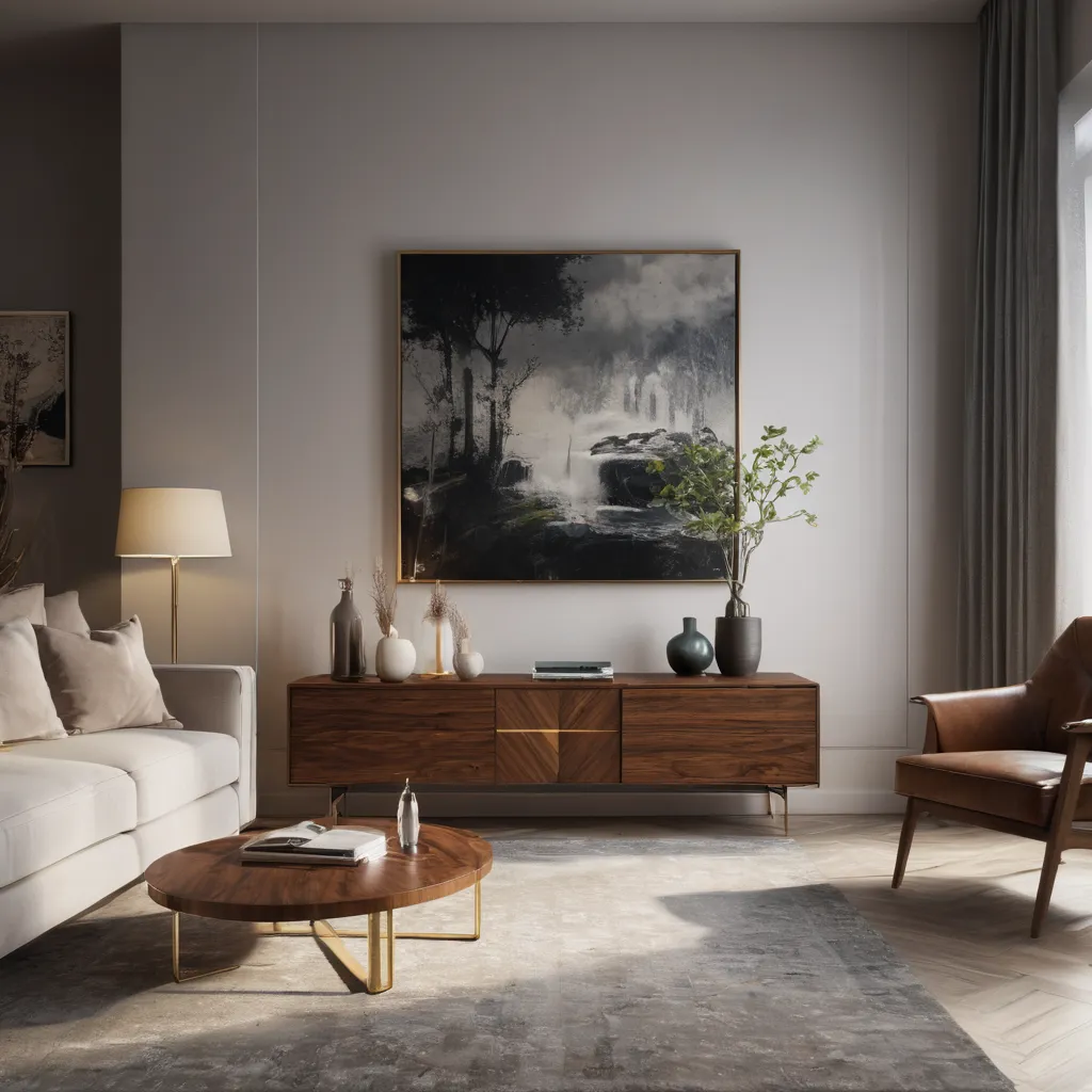 Enhancing Living Room Design with Table Cabinets